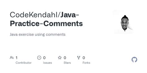 Github Codekendahljava Practice Comments Java Exercise Using Comments