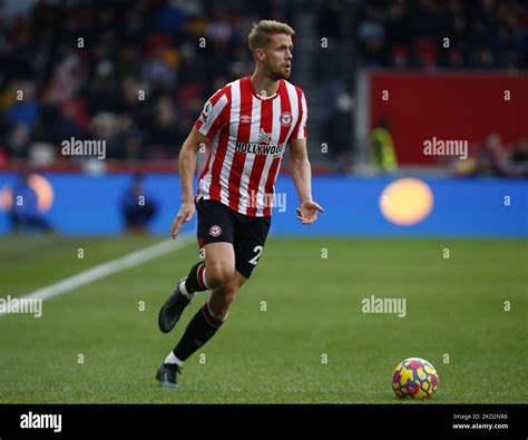 Kristoffer Ajer Of Brentford During Premier League Between Brentford
