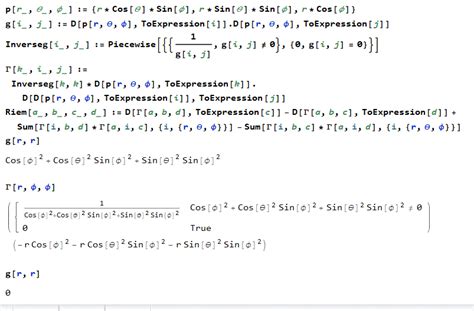 Function Construction Problems Calculating Scalar Curvature Of Sphere
