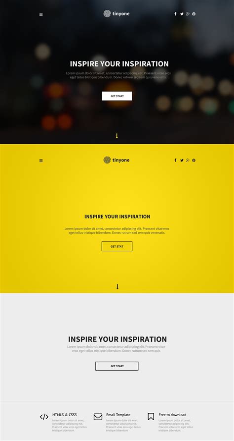 Tinyone Psd Template Pintereso
