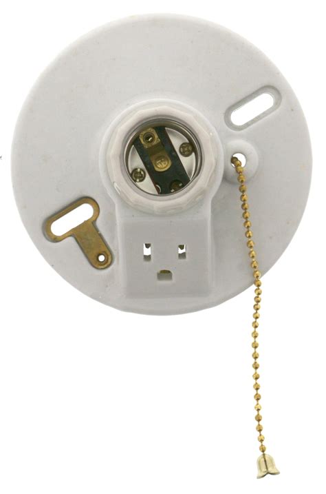 Ceramic Light Fixture With Pull Chain Porcelain Pull Chain Lampholder