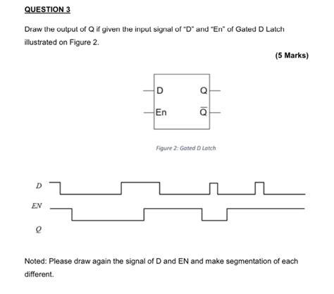 Solved Helpquestion 3draw The Output Of Q If Given The Input