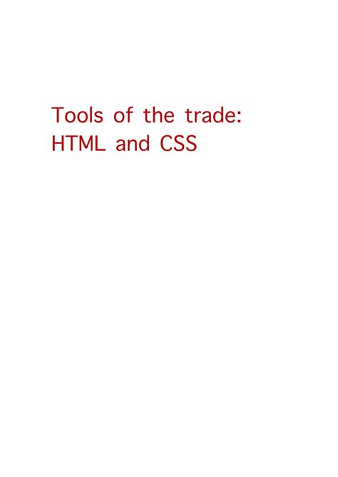 1 intro to html and css mariamowczan page 1 4 flip pdf online