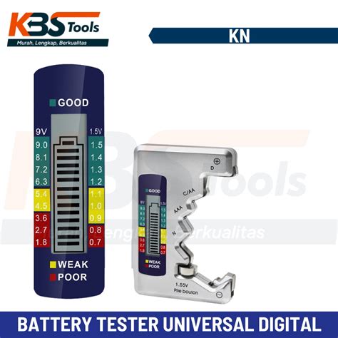 Battery Tester Digital Universal KN Alat Cek Daya Tegangan Baterai Lazada Indonesia