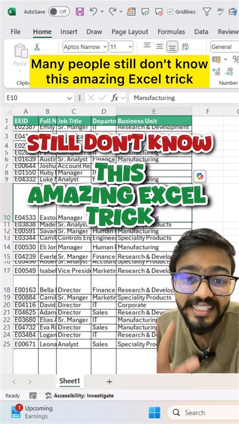 Vishal Aggarwal Excel Amazing Ai Tools‼️ Excel Exceltricks Exceltips Exceltech