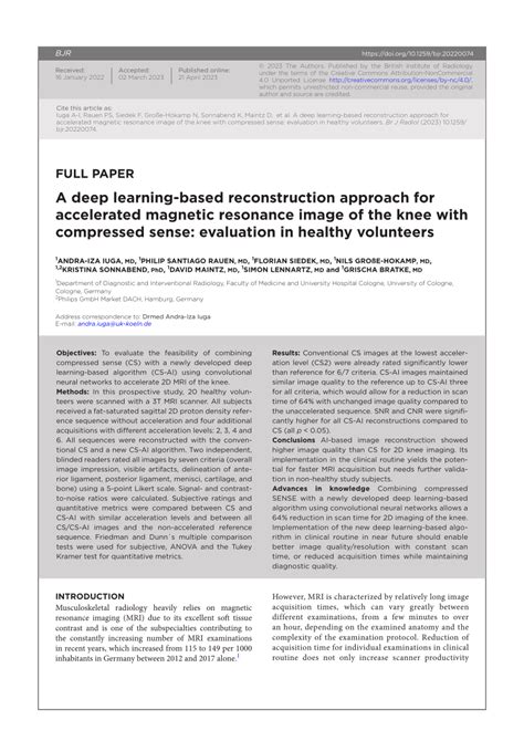 Pdf A Deep Learning Based Reconstruction Approach For Accelerated Magnetic Resonance Image Of