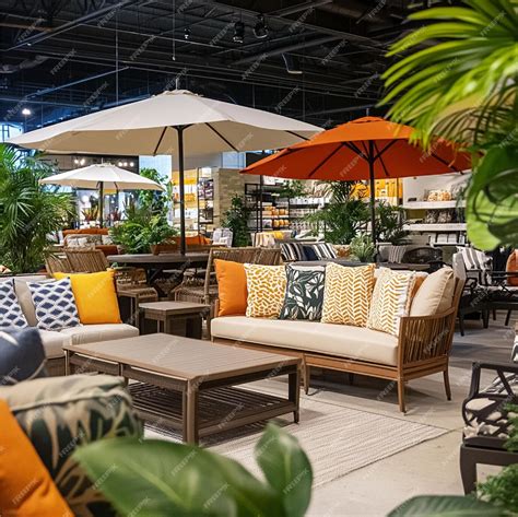 A Furniture Stores Outdoor Furniture Section With Patio Sets Lounge