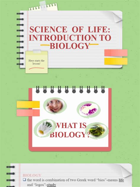 Topic 1 Introduction To Biology Pdf