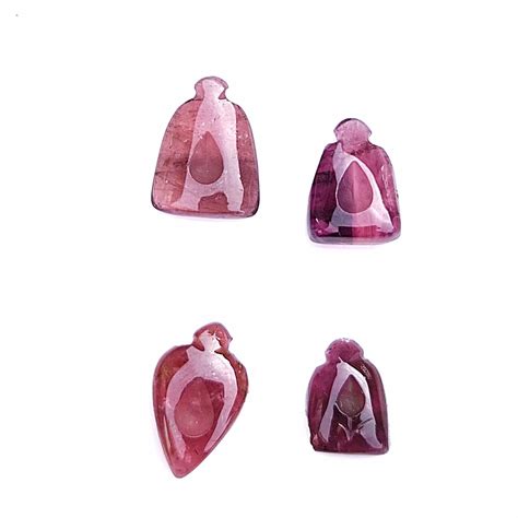 Rare Natural Tourmaline Carving Watermelon Tourmaline Gemstone