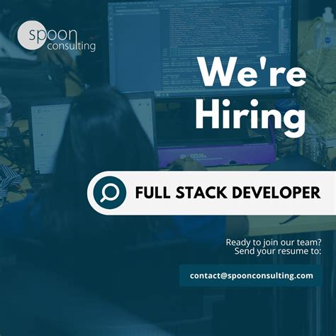 Spoon Consulting On Linkedin Hiring Team Developer Hr