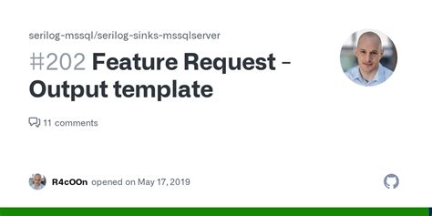 Feature Request Output Template · Issue 202 · Serilog Mssqlserilog Sinks Mssqlserver · Github