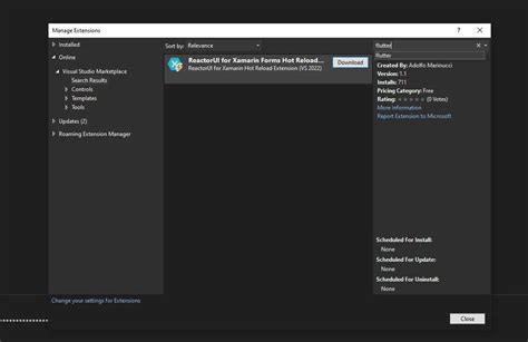 Does Anyone Knows How Can I Add Flutter Extension To Vs Code 2022