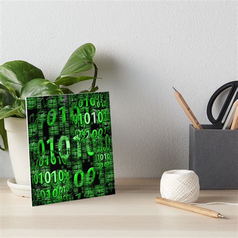 Binary Coding Neon Geometric Abstract Bullets The Matrix Bullet In