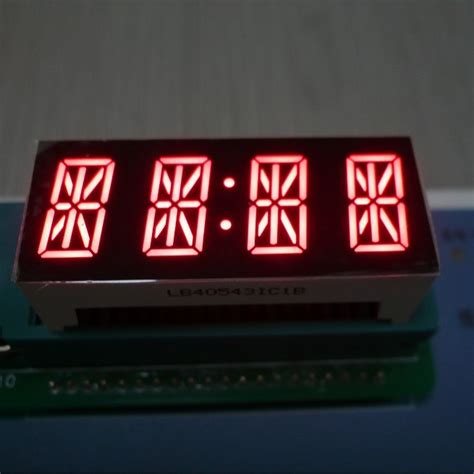 7 Segment 4 Digit Alphanumeric Led Display High Brightness For Instrument Panel