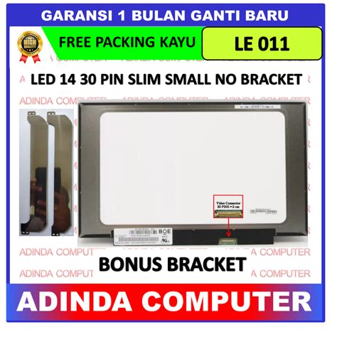 Jual Lcd Led 14 0 14 Inch Slim 30 Pin Small Tanpa Kuping Shopee Indonesia