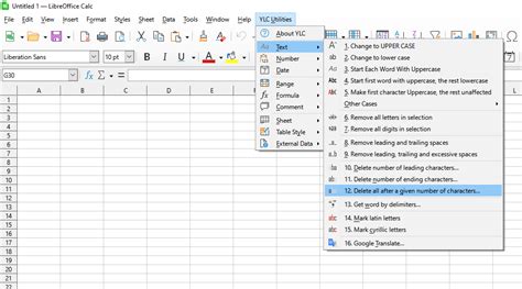 Delete Everything After The Specified Number Of Characters For Excel Libreoffice Calc