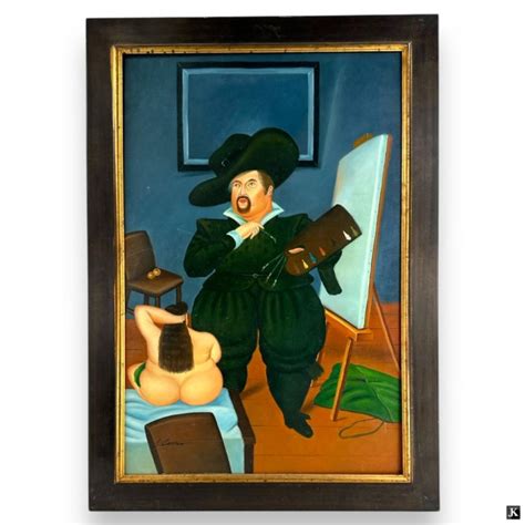 At Auction After Botero Self Portrait As Velasquez