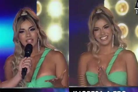 Esto Es Guerra Gabriela Herrera Sufre Percance Con Su Vestido Y Deja