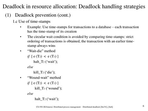Ppt Distributed Process Management Distributed Deadlock Powerpoint