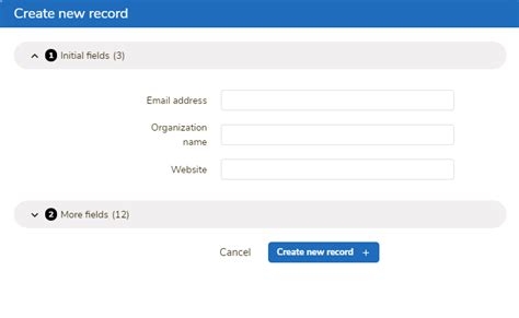 Graceblocks Support Article Adding A New Record