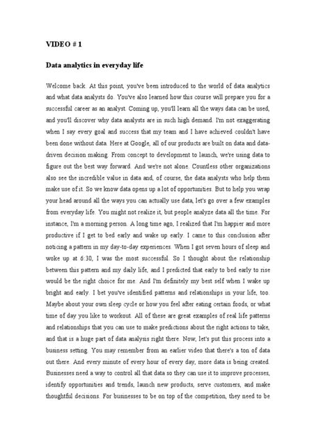 Data Analytics In Everyday Life Pdf Data Analysis Employee Retention
