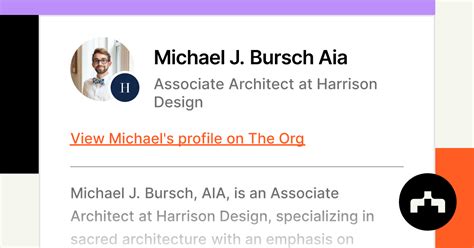 Michael J Bursch Aia Associate Architect At Harrison Design The Org