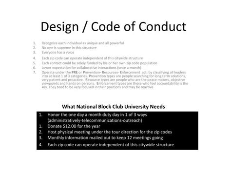 PPT Design Code Of Conduct PowerPoint Presentation Free Download ID 3747107 PPT Design Code Of Conduct PowerPoint Presentation Free Download ID 3747107