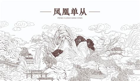 茶包装插画线稿 花瓣网