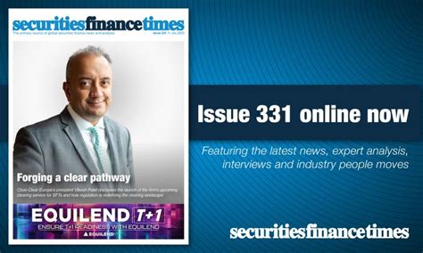 Vikesh Patel On Linkedin A Pleasure To Talk To Securities Finance Times About Our Exciting Plan To