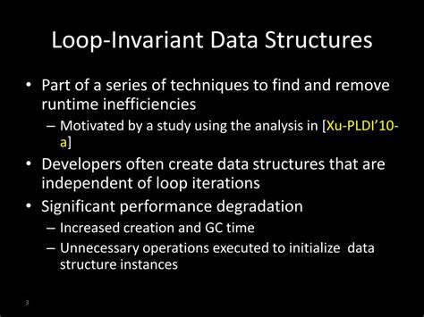 Ppt Static Detection Of Loop Invariant Data Structures Powerpoint
