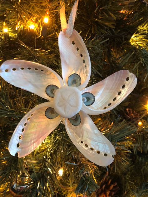 Abalone Shell Flower Etsy