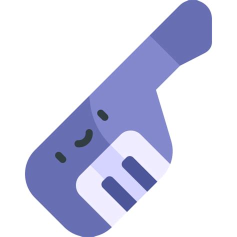 Keytar Kawaii Flat Icon
