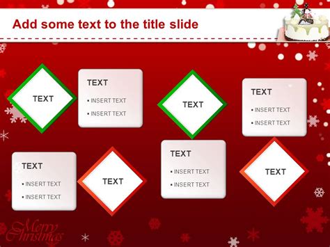 Ppt 발표자료 빠르게 만드는 방법은 메리 크리스마스 케이크이벤트 파워포인트 테마 템플릿으로 10분 완성 예스폼 Ppt