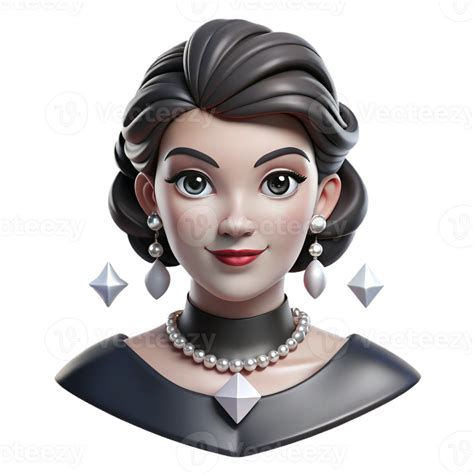 Stunning Contemporary A Glamorous Movie Star With Diamonds Adorning