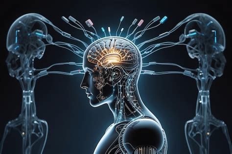 Neural Interface Revolution Premium Ai Generated Image
