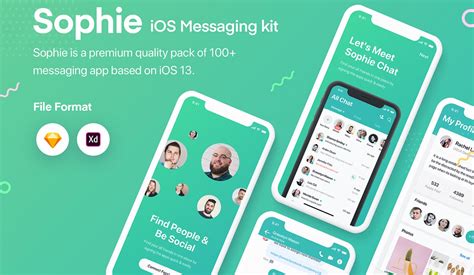 Free Sophie Messaging App Ui Kit Free Design Resources