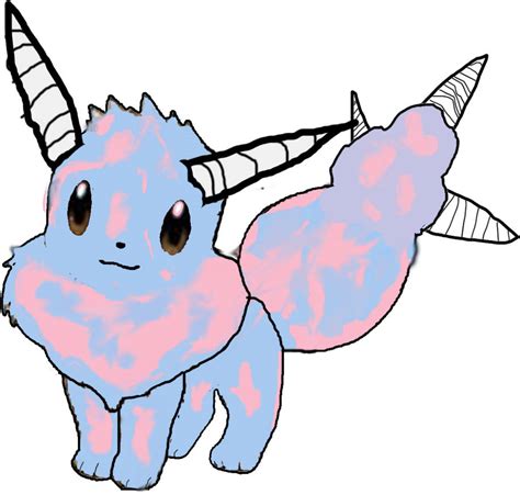 Cotton Candy Eevee By Plasmapenguin On Deviantart