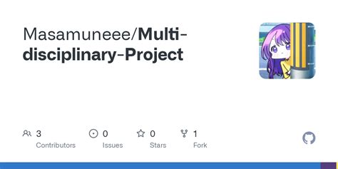 Github Masamuneeemulti Disciplinary Project