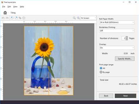 Canon ImagePROGRAF Manuals Windows Software Free Layout Plus Guide Tiling Mode