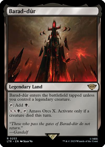Barad Dur From The Lord Of The Rings Tales Of Middle Earth Spoiler