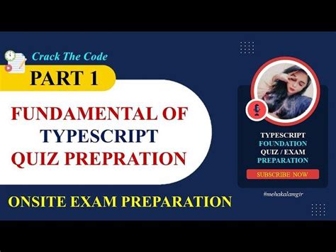Donia Batool On Linkedin Typescript Foundation Quiz Preparation Part 1 Quiz Test Preparation