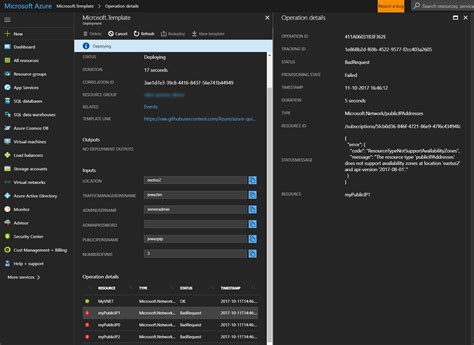 201 Traffic Manager Vm Zones Publicipaddresses Does Not Support