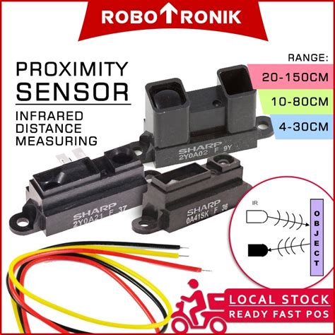 Infrared Distance Measure Sensor Sharp Gp2y0a21 10 80cm Gp0a41 4 30