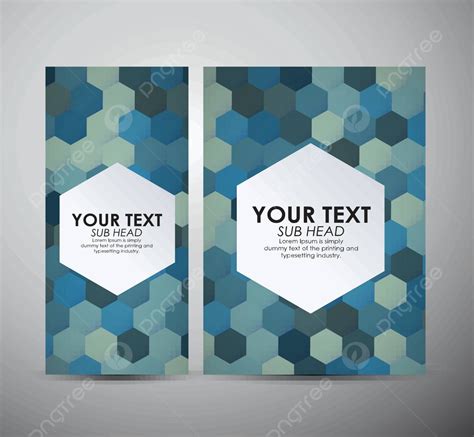 Brochure Business Design Abstract Hexagon Pattern Background Concept White Geometry Vector