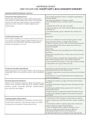 Nursing Process For Perfusion Assessment Recognizing Cues And Course Hero