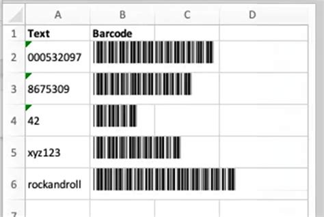 How To Create A Barcode In Excel Formulas With Easy Steps