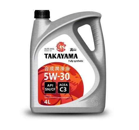 Масло моторное TAKAYAMA 5W-30 Синтетическое - купить в интернет ...