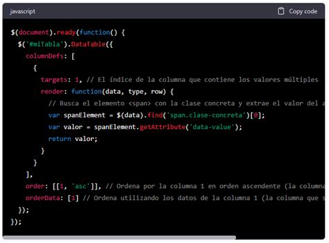 Sort Column With Cells With Multiple Contents — Datatables Forums