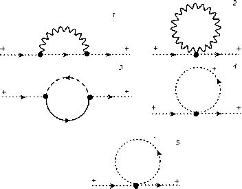 One Loop Feynman Diagrams Contributing To The Pt Green S Function Of