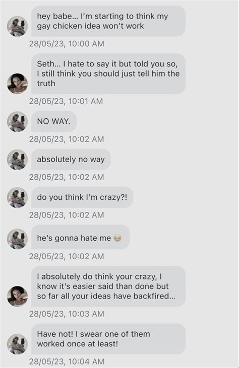 Seth And Darcy Gay Chicken